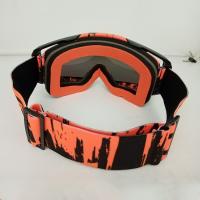China Transparent/Colour Plating Motocross Goggles Universal Helmet Position for sale