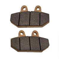 China 82 x 42 x 10mm Custom Sintered Rear Brake Pads for Harley Davidson FLFB FLFBS FLHCS FXBRS for sale
