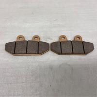 China 82 x 42 x 10mm Custom Sintered Rear Brake Pads for Harley Davidson FLFB FLFBS FLHCS FXBRS for sale