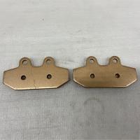 China 82 x 42 x 10mm Custom Sintered Rear Brake Pads for Harley Davidson FLFB FLFBS FLHCS FXBRS for sale