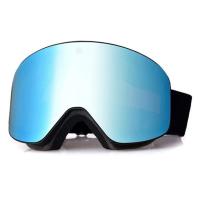 China Make Sample Custom Frameless Snowboarding Ski Goggle with OTG Anti-Fog UV Protection for sale