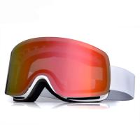 China Three Layer Foam Polarizer Anti Fog Outdoor Sports Snowboard Ski Goggles for Woman for sale