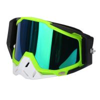 China Custom Logo Windproof Motorcycle Racing Goggles with Anti Scratch and Impact Resistance for sale