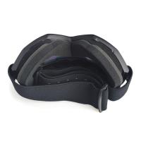 China Custom Logo Silver Snowboarding Goggles with Anti Fog and UV Blocking Technology for sale