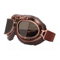 China Vintage Style Motorcycle Glasses with Anti-fog and Eye Protection Features for sale