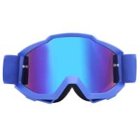 China Custom Colors Sport Racing Off Road Motocross Goggles with Adjustable Anti Slip Strap for sale