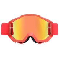 China Custom Colors Sport Racing Off Road Motocross Goggles with Adjustable Anti Slip Strap for sale