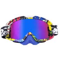China Custom Logo Dirt Bike Motorcycle MX Goggles Shockproof and Foam for Motocross Racing for sale