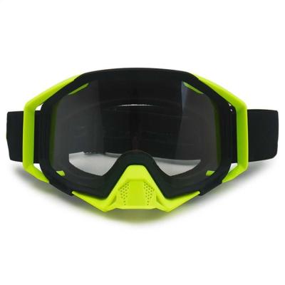 China Customizable Logo Off Road MX Motorcycle Goggles with Adjustable Anti Slip Strap for sale