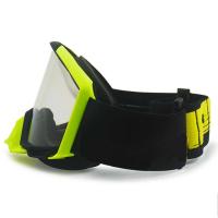 China Customizable Logo Off Road MX Motorcycle Goggles with Adjustable Anti Slip Strap for sale
