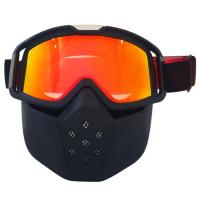 China Customized ABS Motocross Motorcycle Goggle Mask for Universal Fit for sale