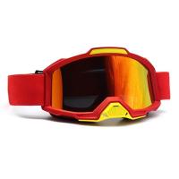 China Sample Windproof Custom Tinted Polarized Motocross Dirt Bike Riding Racing Goggles for sale
