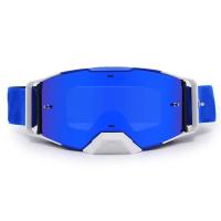 China Custom MX Off Road Dirt Bike Riding Glasses Goggles with Anti Slip Elastic Strap for sale