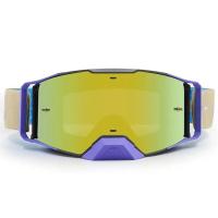 China Custom MX Off Road Dirt Bike Riding Glasses Goggles with Anti Slip Elastic Strap for sale