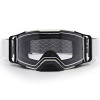 China Custom MX Off Road Dirt Bike Riding Glasses Goggles with Anti Slip Elastic Strap for sale
