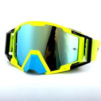China Adult Size dirt bike motorcycle MX goggles with Adjustable Anti Slip Elastic Strap for sale