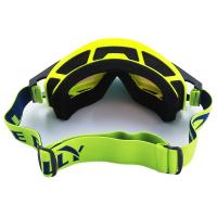 China Adult Size dirt bike motorcycle MX goggles with Adjustable Anti Slip Elastic Strap for sale
