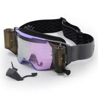 China Customized UV400 Fashion MX Motocross Roll Off System Goggles with Adjustable Strap for sale