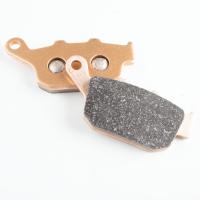 China Custom Logo Golden FA496 Sintered Brake Pads for Honda CBR300R CB500 CB650F CBR650F NC750 for sale