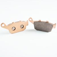 China Custom Logo Golden FA496 Sintered Brake Pads for Honda CBR300R CB500 CB650F CBR650F NC750 for sale