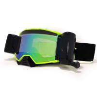 China Roll Off System Motocross Goggles with TPU Frame PC Lens in Red/Blue/Black/Yellow for sale