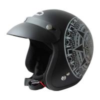 China Replace/Repair Open Face Helmet with Visor Washable Sponge Lining Classic Retro Style for sale
