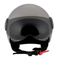 China Gray/Red ABS Custom Half Face Helmet DOT ECE Certified Open Face Motorcycle Helmet for sale
