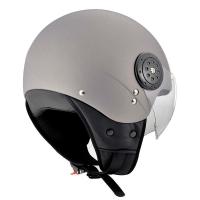 China Gray/Red ABS Custom Half Face Helmet DOT ECE Certified Open Face Motorcycle Helmet for sale