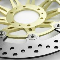 China 296mm Front Motorcycle Floating Brake Disc for Honda VFR800 GL1800 XL1000 Reliability for sale