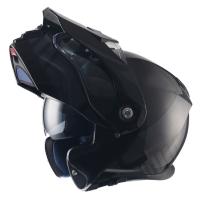 China Double Visor Custom Black Dot Flip Up Motorcycle Helmet for Replacement/Repair Needs for sale
