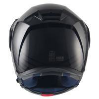 China Double Visor Custom Black Dot Flip Up Motorcycle Helmet for Replacement/Repair Needs for sale