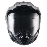 China Double Visor Custom Black Dot Flip Up Motorcycle Helmet for Replacement/Repair Needs for sale