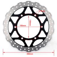 China Customized Design 290mm Front Motorcycle Disc Brake Rotor for Kawasaki Ninja 250R for sale
