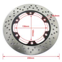 China Kawasaki KLE500 KL650 Disc Brake Rotor Custom Replace/Repair Purpose Stainless Steel 420 for sale