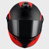 China Anti-fall and Breathable Custom Flip Up ECE DOT Modular Motorcycle Helmet Matt Black for sale