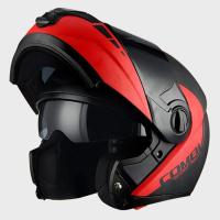 China Anti-fall and Breathable Custom Flip Up ECE DOT Modular Motorcycle Helmet Matt Black for sale