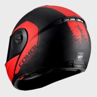 China Anti-fall and Breathable Custom Flip Up ECE DOT Modular Motorcycle Helmet Matt Black for sale