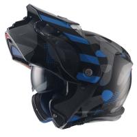 China S.M.L.XL.XXL Dual Visor Modular Flip Up Motorcycle Helmet with 1550 -50g Weight for sale
