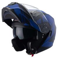 China DOT Approved Motorcycle Flip Up Helmet with Double Visor and Anti-Scratch PC Material for sale