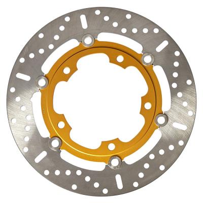 China Custom Color 290mm Floating Front Motorcycle Disc Brake Rotor for Suzuki SFV650 SV650 for sale