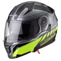 China DOT Approved Motorcycle Flip Up Helmet with Double Visor and Anti-Scratch PC Material for sale