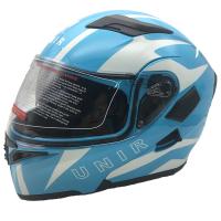 China Blue Modular Flip Up Motorcycle Helmet DOT Approved S/M/L/XL Sizes for Budget Buyers for sale