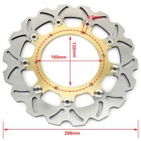 China Customized Front Disc Brake Rotor for Yamaha YZF R6 FJR 1300 XVS 1100 Customized for sale