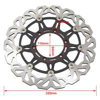 China Custom Floating 320mm Motorcycle Front Brake Disc Rotor for Honda CBR1000RR CBR1000R for sale