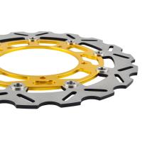 China Front 5mm Thickness 310mm Floating Motorcycle Brake Disc Rotor for Yamaha YZF R1 1000 for sale