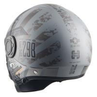 China Custom Vintage Open Face Motorcycle Helmet with Mask Delivery Time 30-35 Work Days for sale