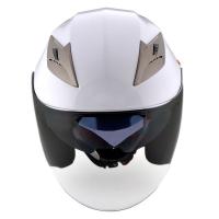 China XS/S/M/L/XL/XXL DOT ECE Approved White Open Face Motorcycle Helmet with Visor Anti-fall Breathable for sale