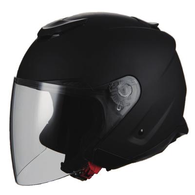 China DOT Approved Dual Visor Open Face Motorbike Helmet for Replace/Repair Customized Colors for sale