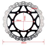 China Front Position Aftermarket Brake Disc Rotor for Kawasaki Ninja EX250 EX250R GPX250R ZZR250 for sale
