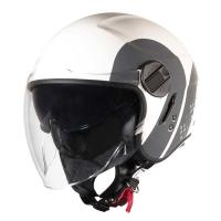 China Open Face Helmet ECE Approved Custom Design Anti-Scratch PC Clear Visor Included for sale